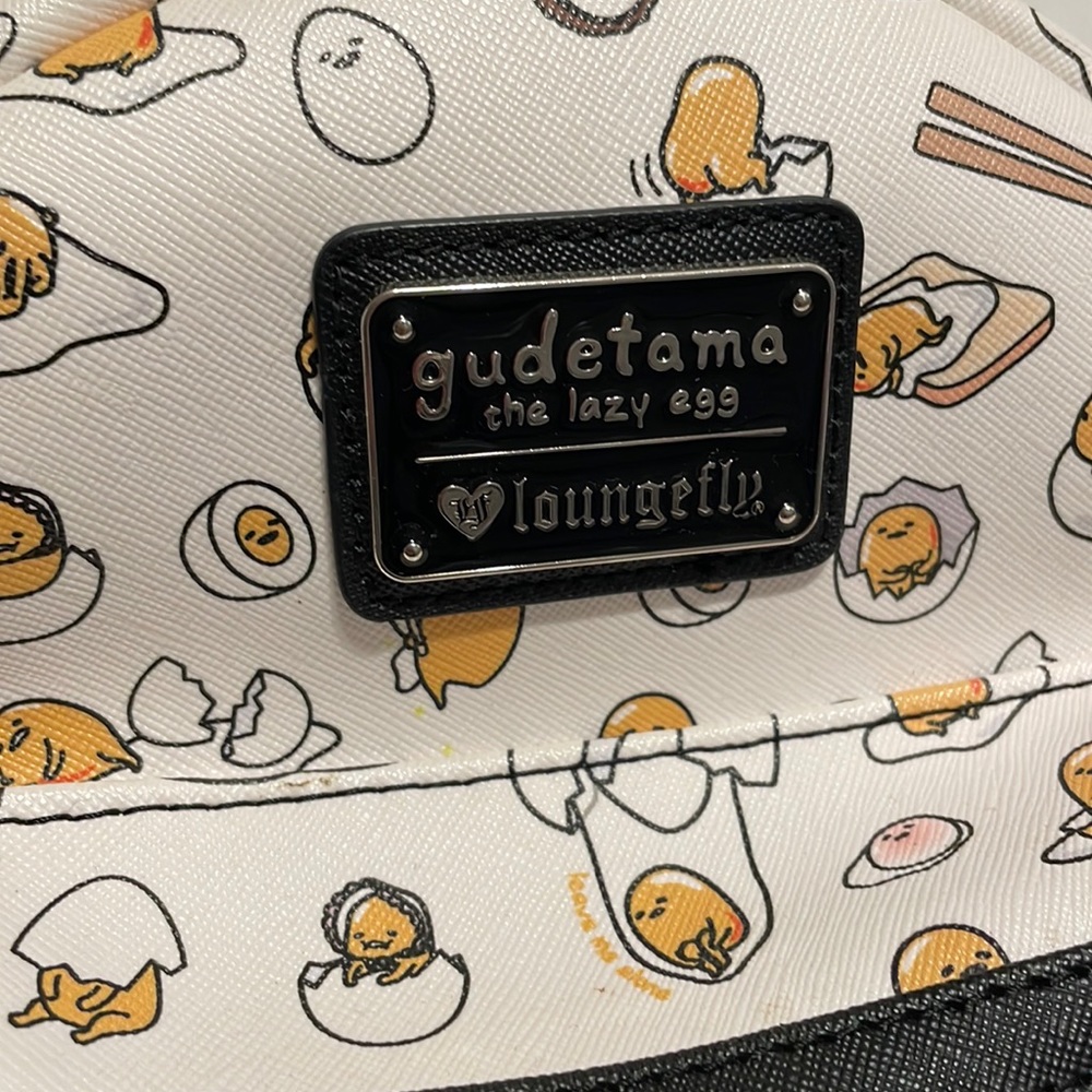 Og Heart Logo Loungefly Sanrio Gudetama Lazy Egg Mini… - Gem